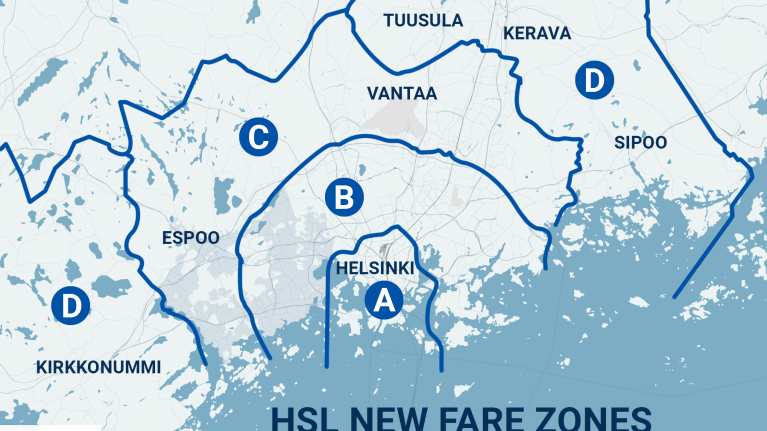 HSL rejigs fare zones, changes prices, pushes passengers to use app | Yle