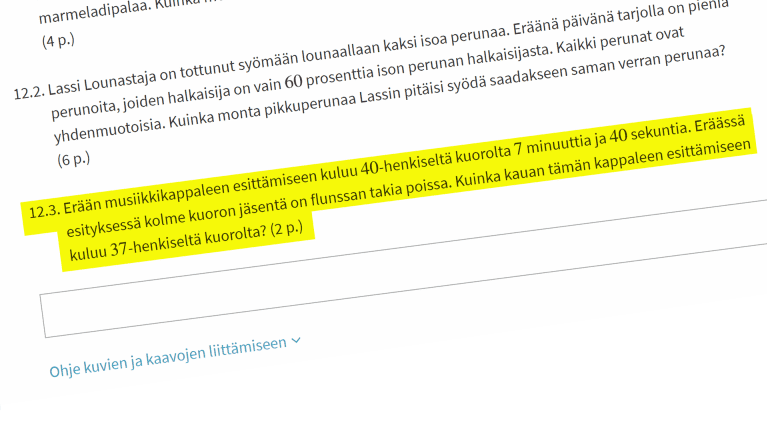 Lyhyen matematiikan yo-kokeen tehtävä flunssaisesta kuorosta hämmensi ...