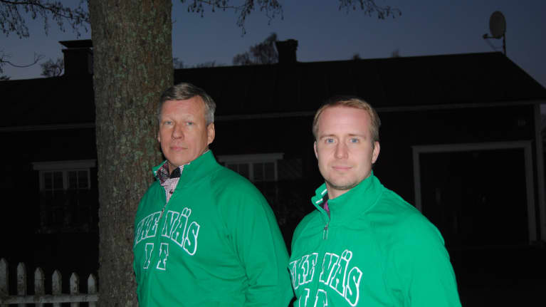 Jens Mattfolk och Jari Rantanen tränar EIF | Västnyland | Svenska Yle