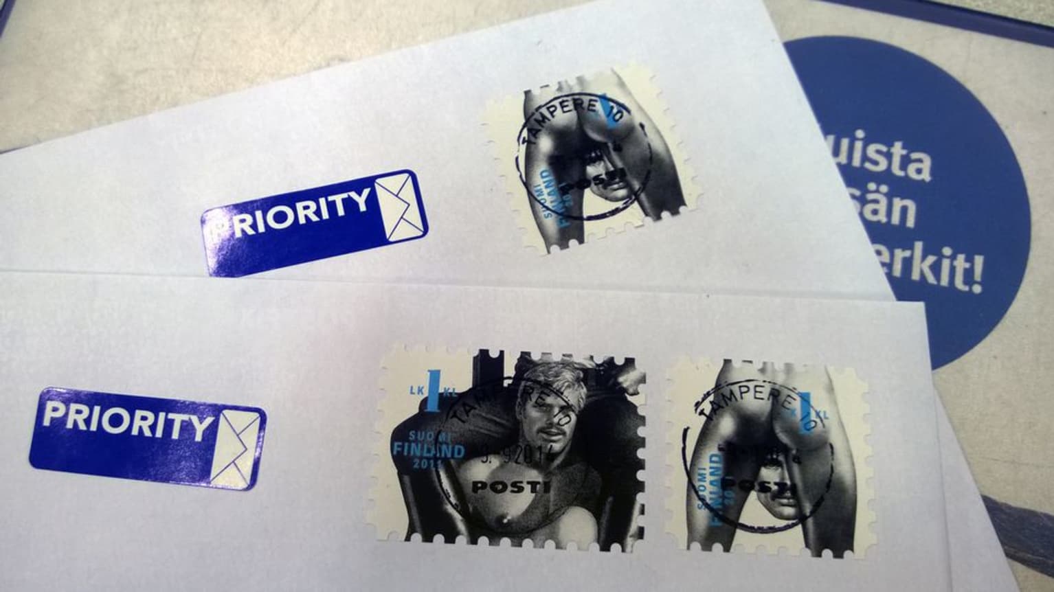 priority stamp finland