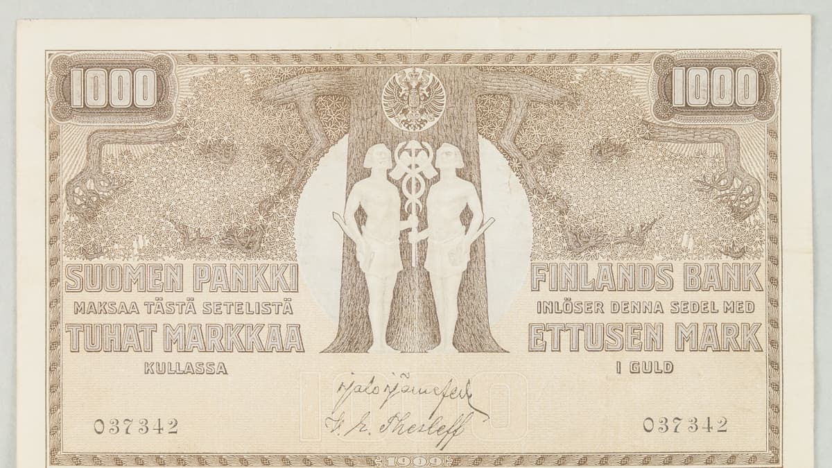 Vaasan osakepankin 25 markkaa vuodelta 1918 – Nämä harvinaiset setelit ...