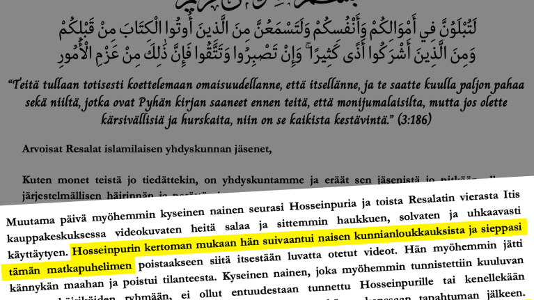 Imaami nappasi Iranin hallinnon vastustajan puhelimen Itä-Helsingissä – video näyttää, että ...