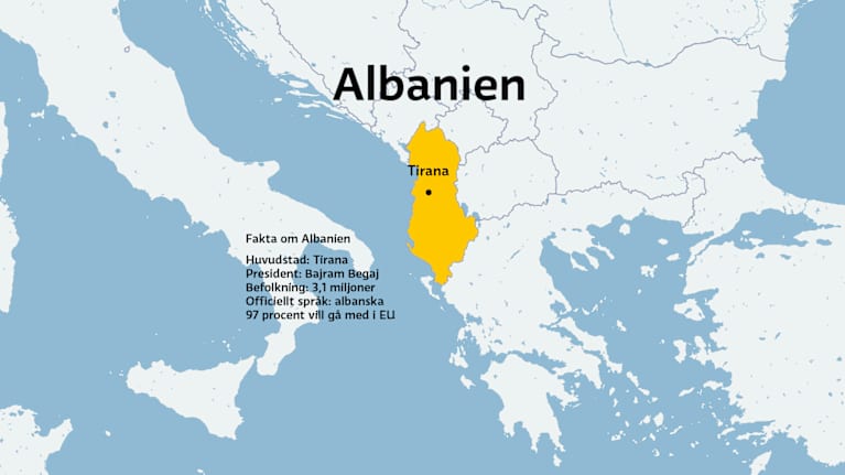 Starkt stöd för EU bland länder som inte är medlemmar – i Albanien är ...