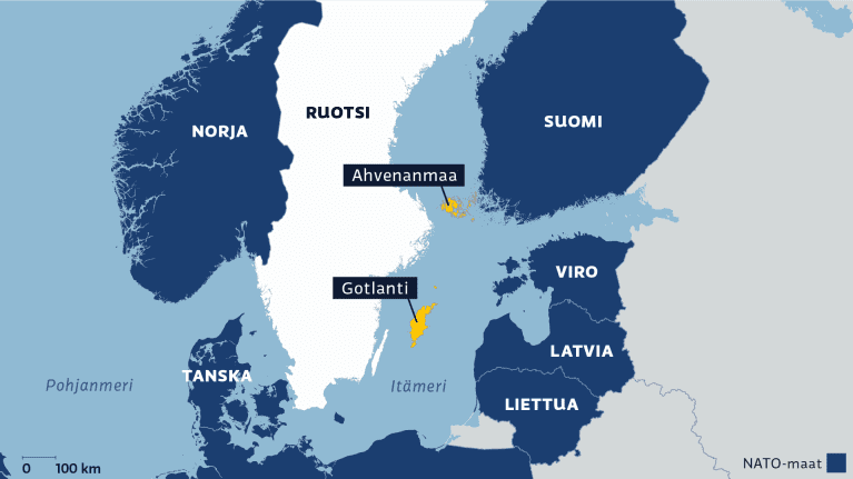 Gotlanti on kuin uppoamaton lentotukialus Itämerellä, ja siksi se on ...