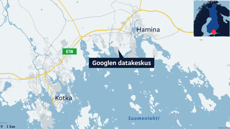 Google laajentaa Suomessa sijaitsevaa datakeskustaan – Haminaan jopa ...