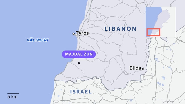 Israelin ja Libanonin rajalla käydään tulitaisteluja joka päivä, ja nyt ...