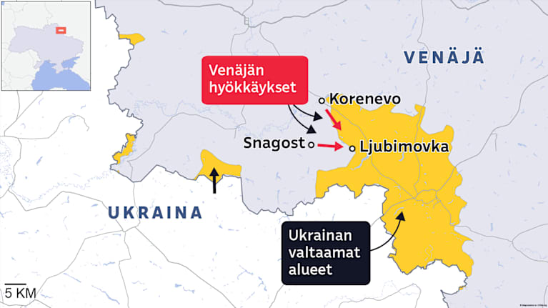 Venäjä mursi Ukrainan Kurskin alueelle tekemän huoltomotin – mutta ...
