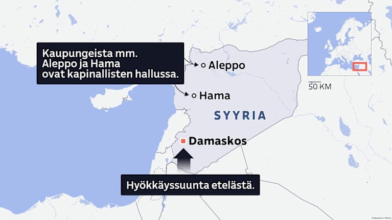 Syyriassa taistellaan Damaskoksen hallinnasta – presidentin kerrotaan paenneen maasta | Ulkomaat ...