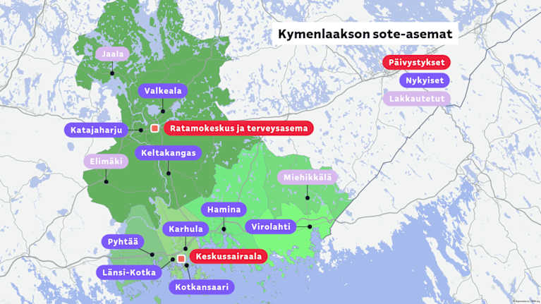Kaksi terveysasemaa voi sulkea ovensa Kotkassa, arvelevat ...