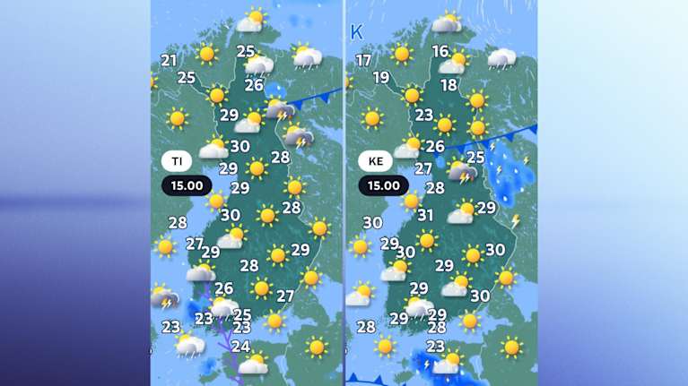 Most of Finland facing heat, wildfire warnings on Tuesday | Yle News | Yle