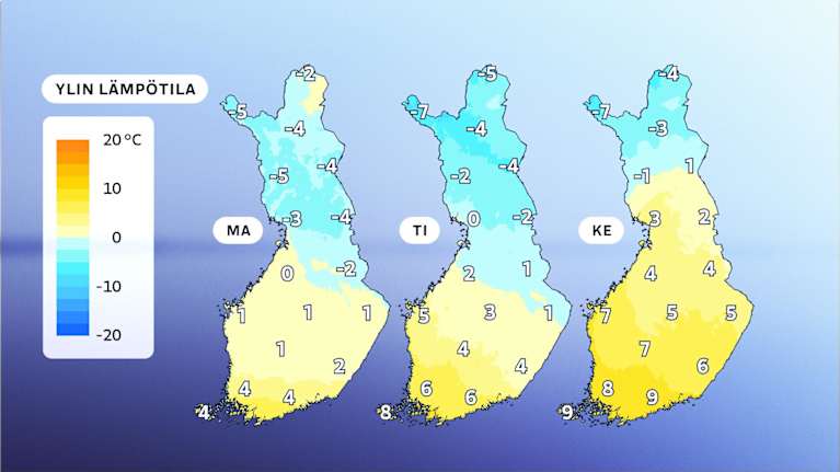 Talven tuntua saapuu koko maahan perjantaina | Uutisia lyhyesti | Yle
