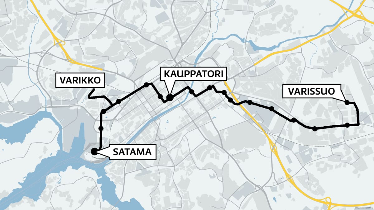Turun Raitiotie Oy:n päällikköpaikat kiinnostivat sataa hakijaa ...
