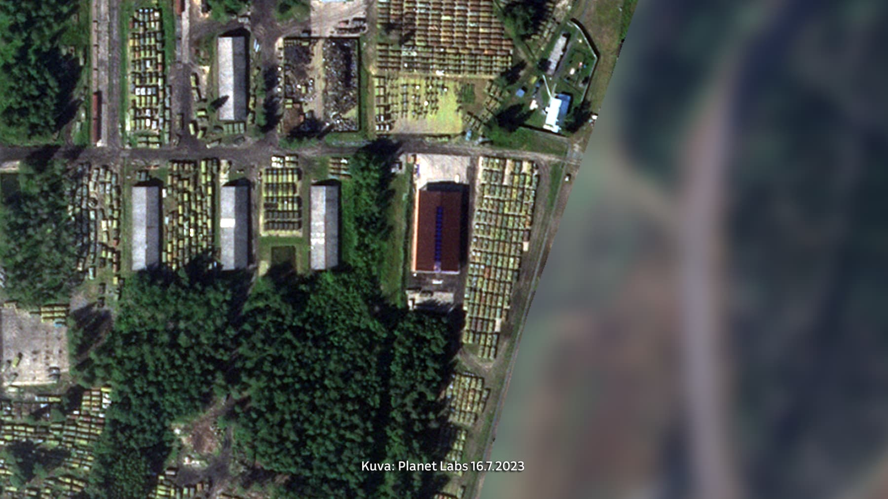 Satellite images: New buildings appear at Russian military bases near ...