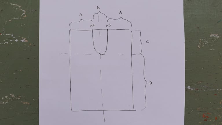 Sy busenkla byxor av två rektanglar – modellen är lätt att justera ...