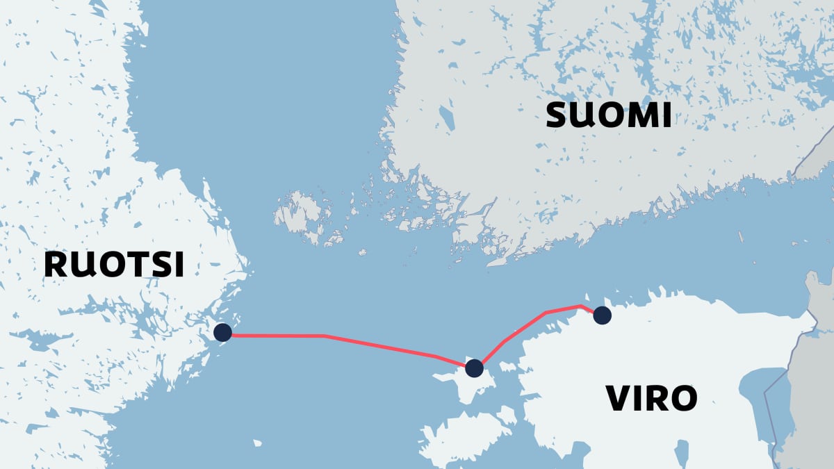 Ruotsin ja Viron välinen tietoliikennekaapeli vahingoittunut – Viro: Ei ...