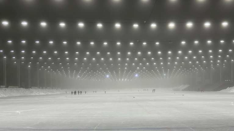 Europe's largest outdoor artificial ice field in Helsinki reopens after ...