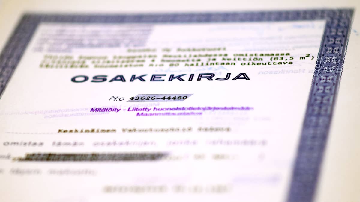 Taloyhtiöiden osakeluettelot muuttuvat pian sähköisiksi, mutta ...