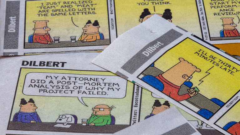 Dilbert-sarjakuvan luoja on kuollut | Uutisia lyhyesti | Yle