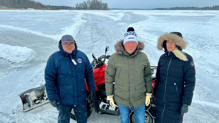 Jäälle auratut ulkoilureitit houkuttelevat nyt sadoittain ihmisiä ...