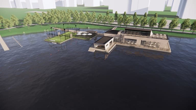 Kelluva ravintola tulee Hämeenlinnaan kesällä 2024 – padel-mailat ...