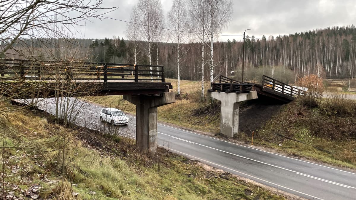 Helpottava tieto hiihtäjille – Messilän romahtanut silta korjataan ...