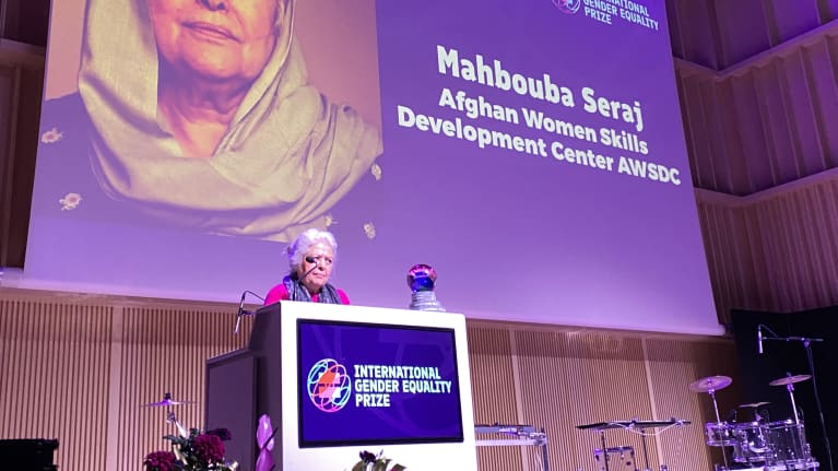 Finland awards international equality prize to Afghan women's shelter ...