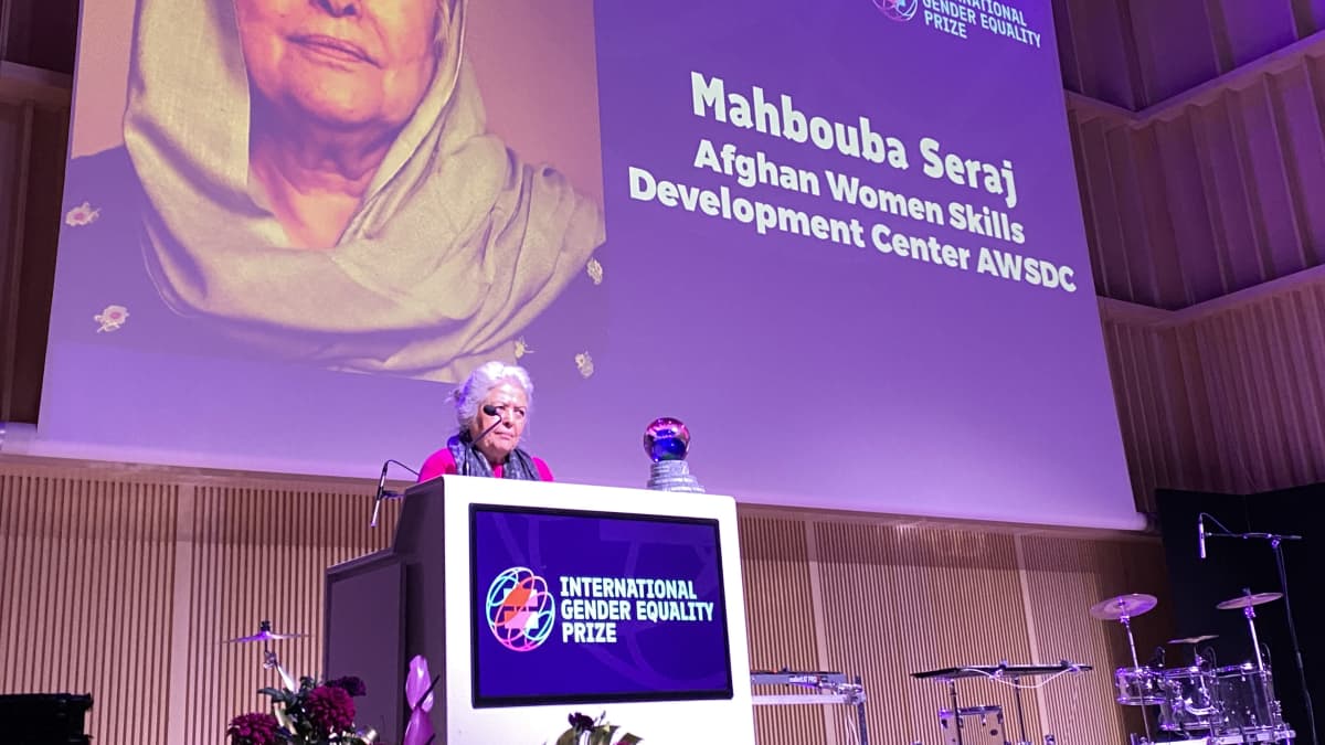 Finland awards international equality prize to Afghan women's shelter | Yle News | Yle