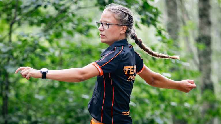 Silva Saarinen pelasi uransa parhaan kierroksen frisbee­golfissa, Lauri ...