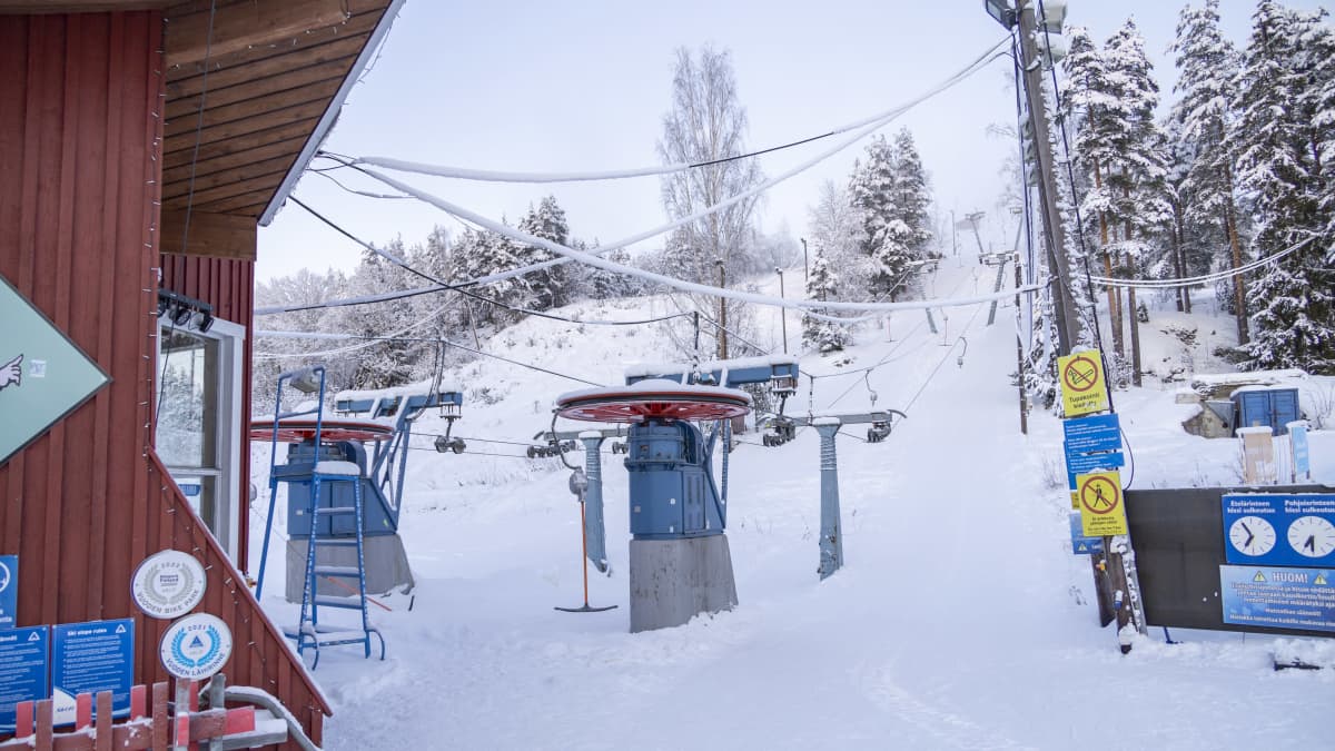 Mielakan laskettelukeskus muutamaksi päiväksi kiinni pakkasen takia ...