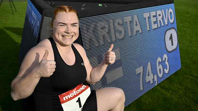 Krista Tervosta tuli moukarinheittäjä vahingossa | Urheilu | Yle