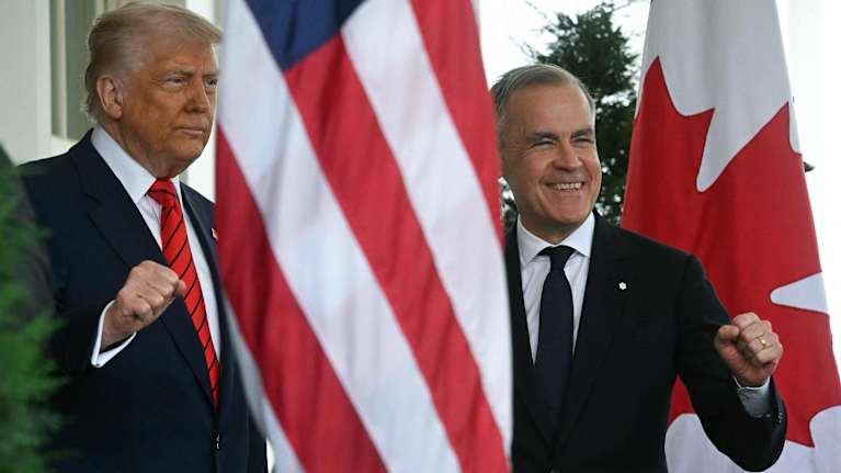Trump ja Kanadan pääministeri Carney fanittavat NHL-finaaleissa ...