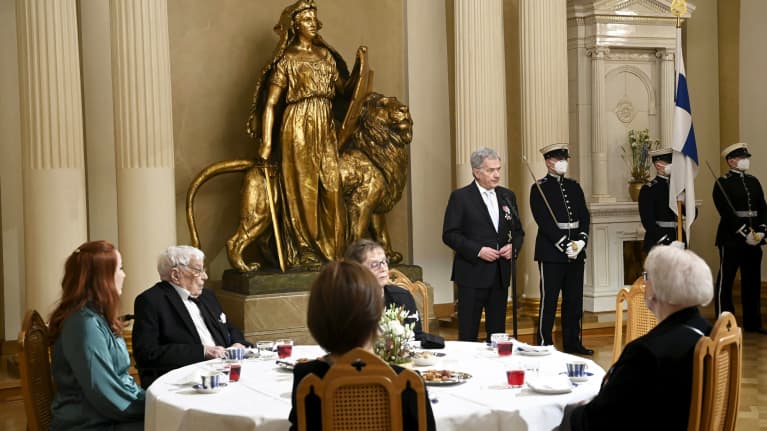 Veteranen Algot Roos på slottsfesten: ”Vi var bara barn när kriget ...