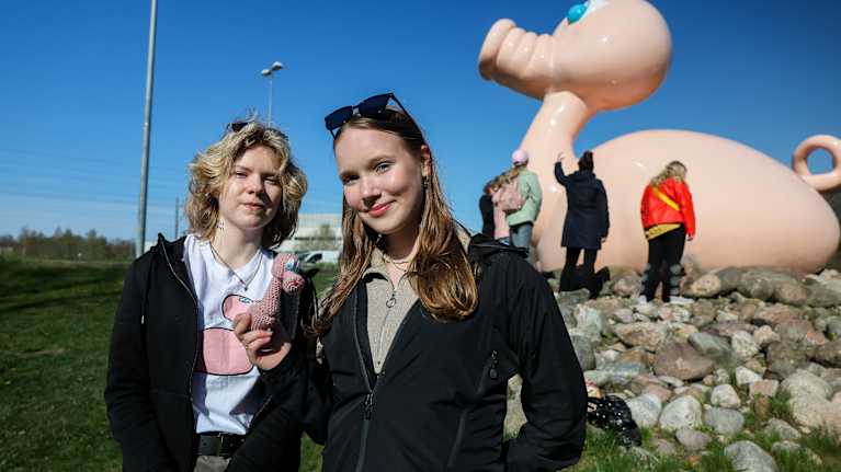 Pinkki possun ja ankan risteytys houkutteli fanit Polvijärveltä 600 ...