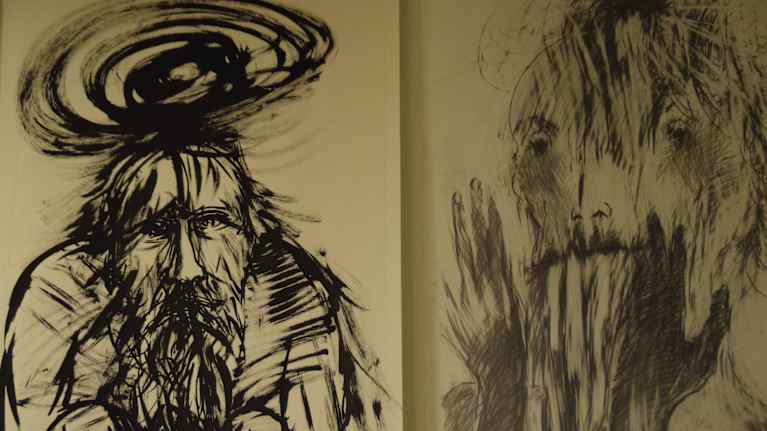 Fula gubbar och fågelkvinnor - Carl-Gustaf Lilius konst på Elverket i ...