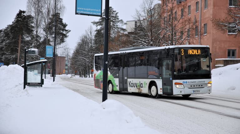 Kouvolan joukkoliikenne ei hetkahda mahdollisesta bussilakosta ...