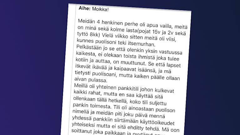 Näin ”itsemurhan tehneellä Pekalla” huijattiin – Yle sai yhdistykselle ...