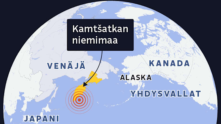 Videot näyttävät maanjäristyksen voiman Tyynellämerellä | Ulkomaat | Yle