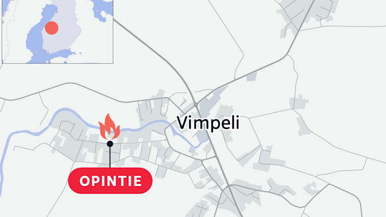 Liikuntahalli paloi Vimpelin keskustassa – vahinkojen suuruus vähintään ...