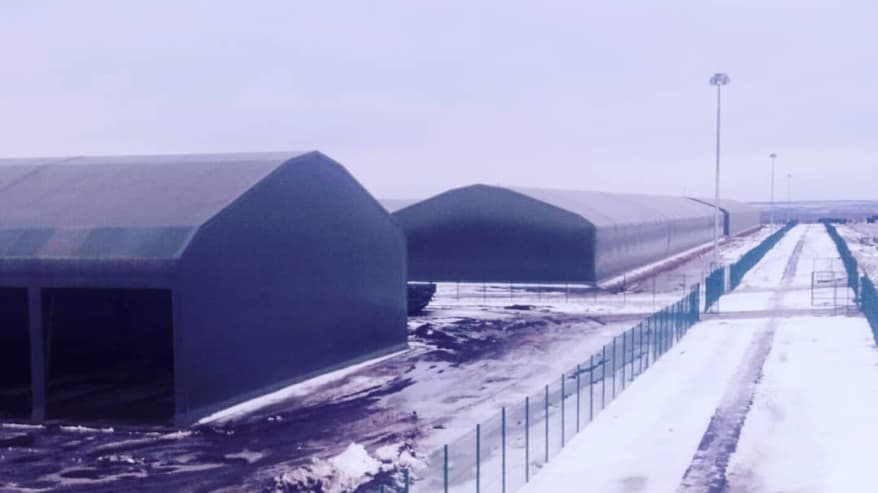 Satellite images: New buildings appear at Russian military bases near ...