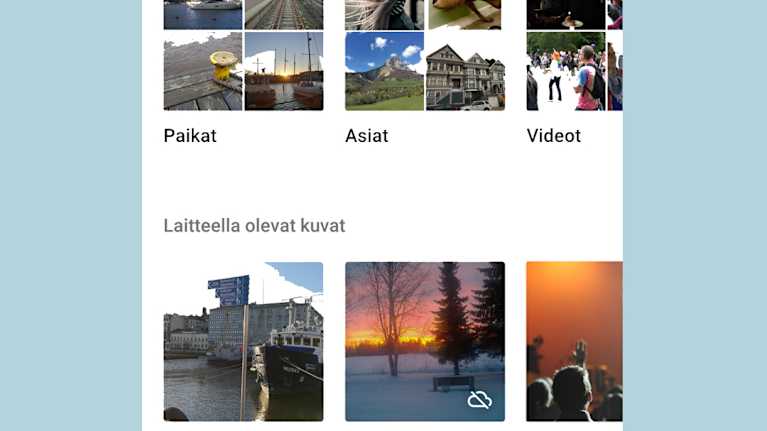 Näin löydät etsimäsi kuvan Googlen ja Applen pilvestä | Digitreenit | Yle