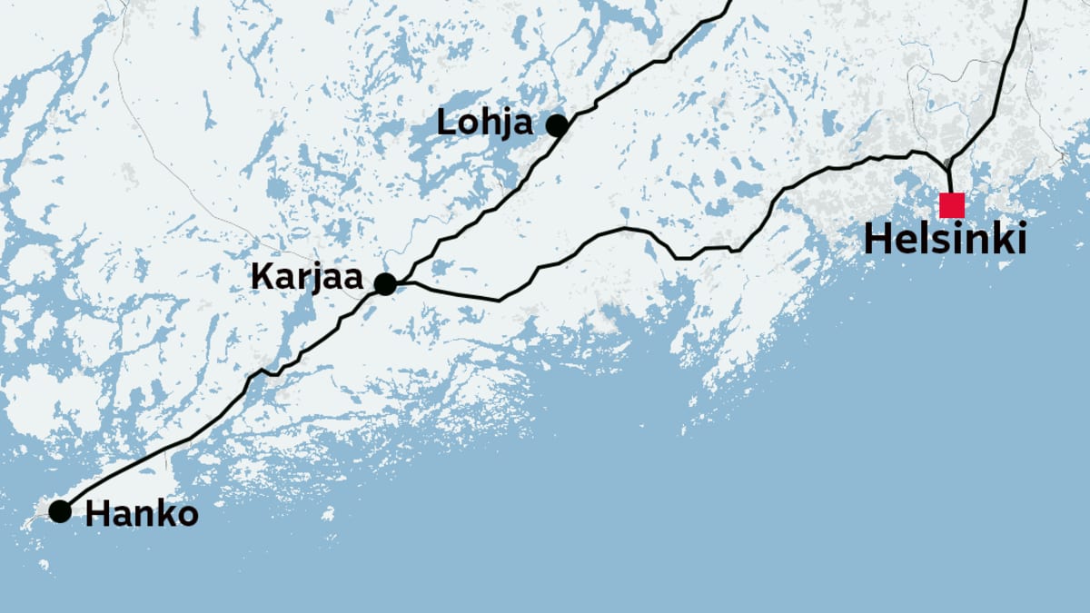 Helsingistä pääsee vuodenvaihteen tienoilla suoraan junalla Hankoon ...