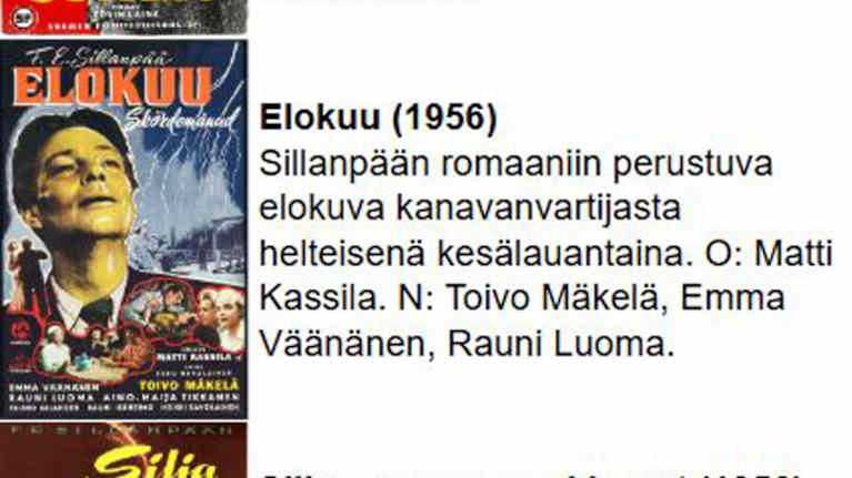 Anna elokuvalahja läheisellesi – toivo villin 1950-luvun suosikkeja! | Yle Kulttuuri | Yle