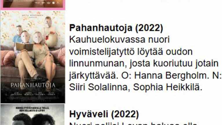 Anna elokuvalahja läheisellesi – toivo uunituoreita uutuuselokuvia täältä! | Yle Kulttuuri | Yle