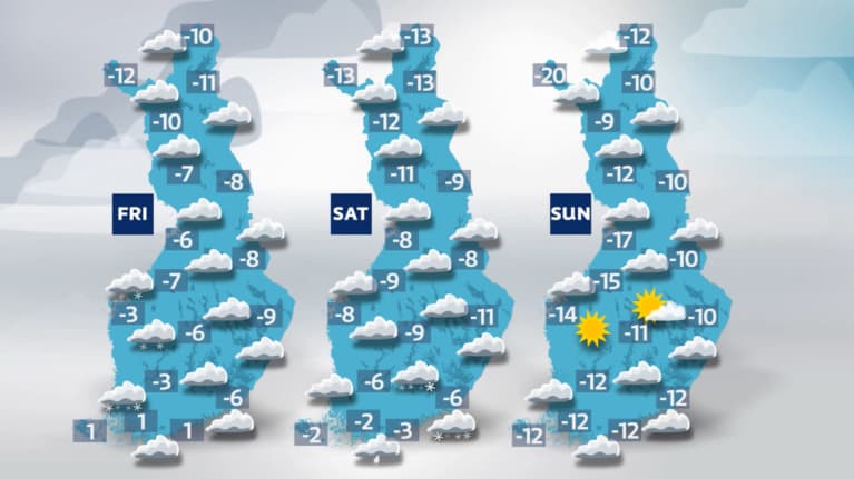 Finland set for cold conditions in beginning of new year | Yle News | Yle