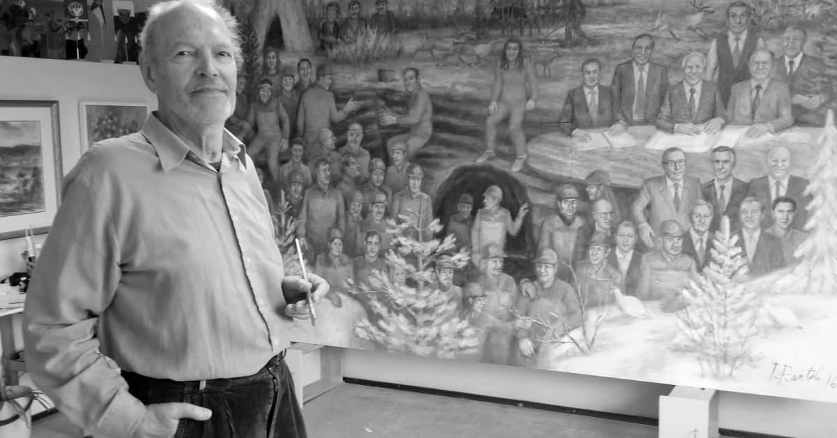 Öljy- ja vesiväriteoksistaan tunnettu taidemaalari Tapani Rantala on ...