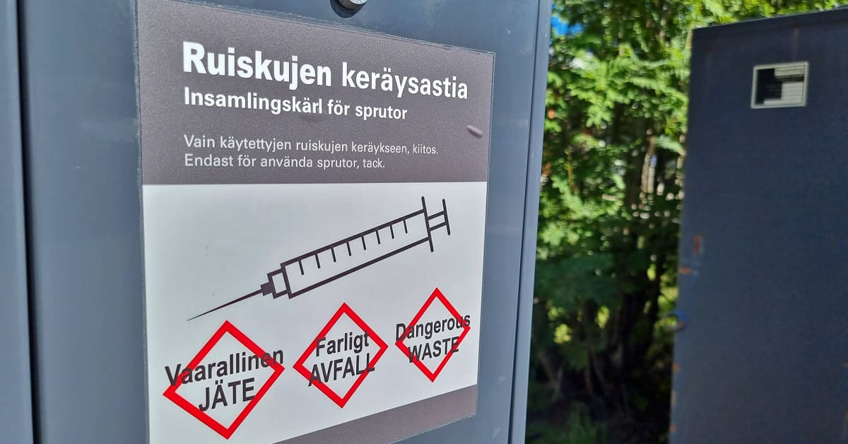 Kymenlaakso saa ensimmäiset huumeruiskuroskiksensa – ensimmäiset viisi tulevat Kotkaan | Yle Uutiset