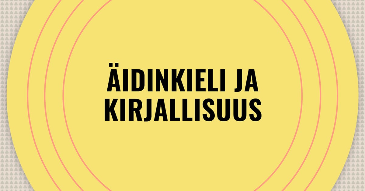 2024 syksy: äidinkieli ja kirjallisuus, kirjoitustaidon koe ...