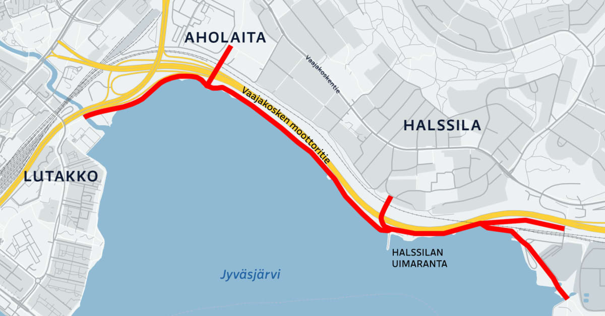 Osa Jyväskylän Rantaraitista on suljettu syyskuun loppuun asti – myös ...