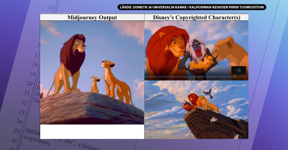 Tekoäly-yhtiön kuvageneraattori suoltaa Disney-hahmoja rajoituksetta ...