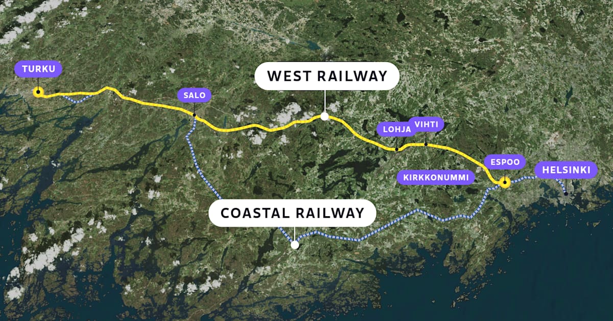 PM Orpo: New Turku-Helsinki rail line will be completed | Yle News | Yle